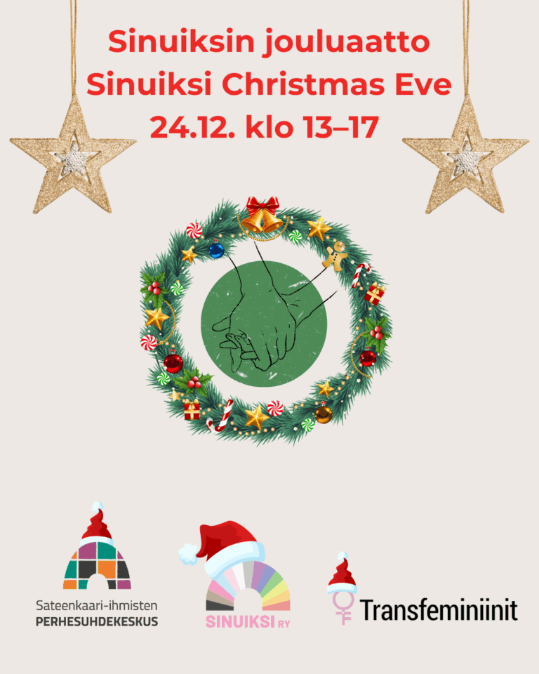 Sinuiksin jouluaatto – Sinuiksi Christmas Eve 24.12. klo 13–17 ...